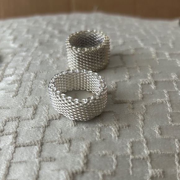 Jewelry | Silver Mesh Rings | Poshmark